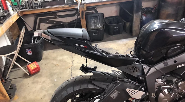 Atown Customs 09-18 Kawasaki zx6r Steel Subframe | Tacticalmindz.com
