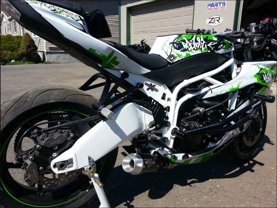 StunterX Kawasaki Full Steel Frames - 03/04 636 ZX6 ZX6R ...